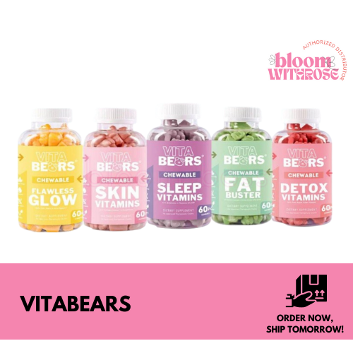 VitaBears Chewable Vitamin Supplements ( Skin / Detox / Fat Buster ...