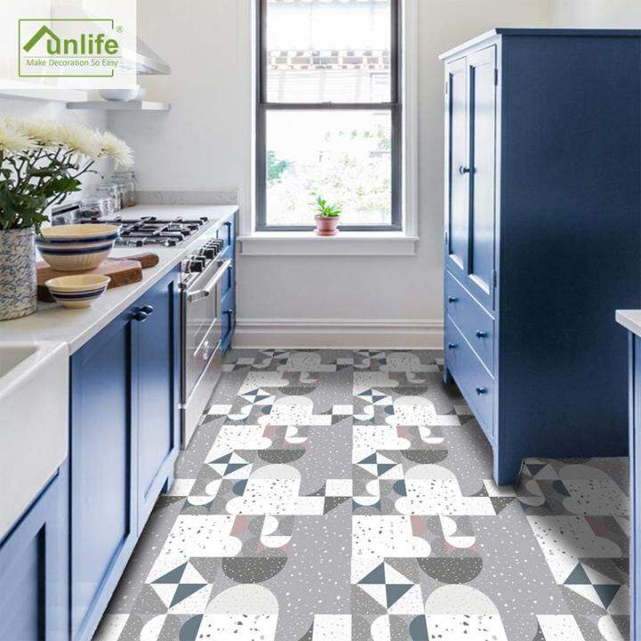 Terrazzo floor stickers balcony tile doorstone stickers cover up the ...
