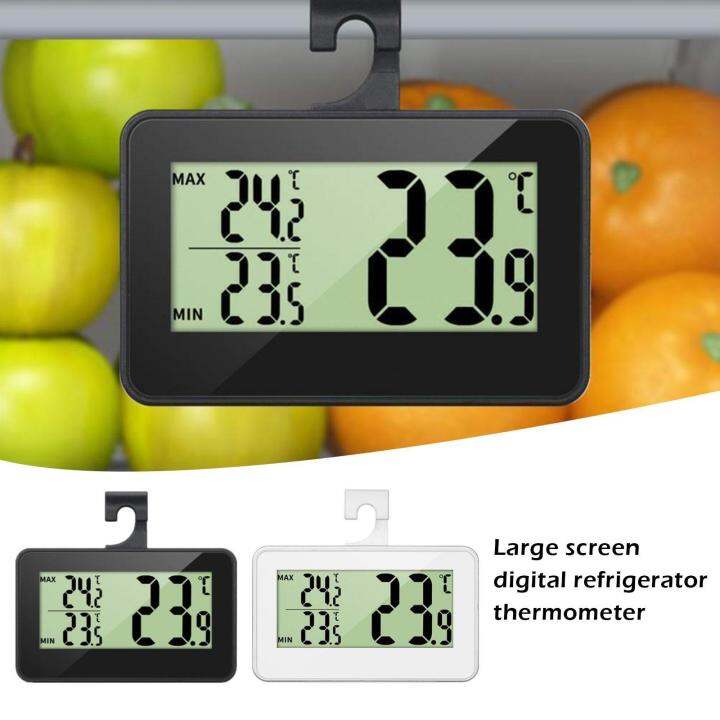 LED Digital Thermometer And Hygrometer Cold Storage Refrigerator ...