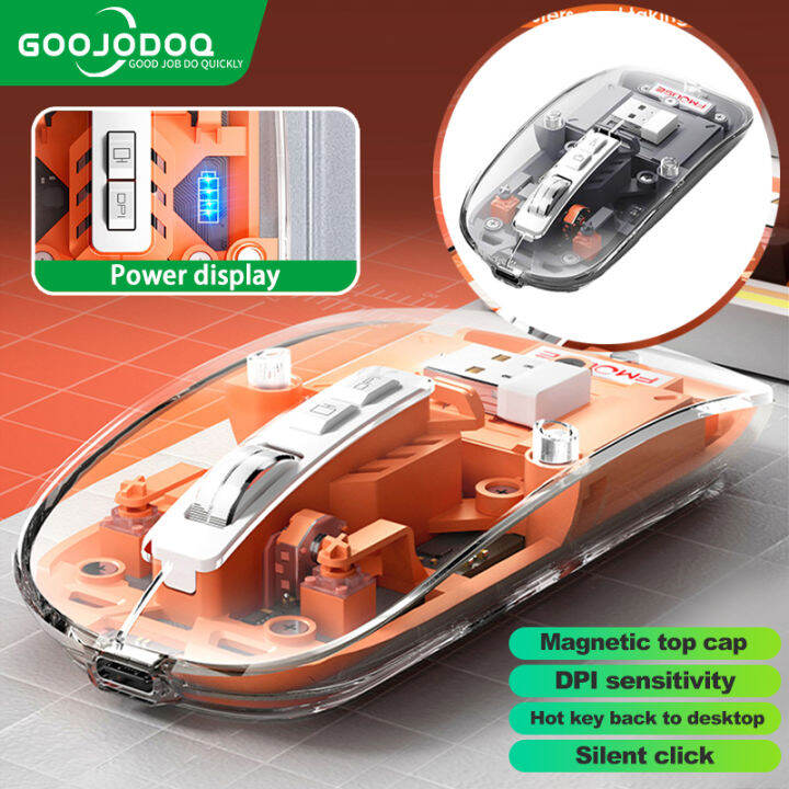 GOOJODOQ Bluetooth Mouse Wireless DPI for iPad laptop Rechargeable ...