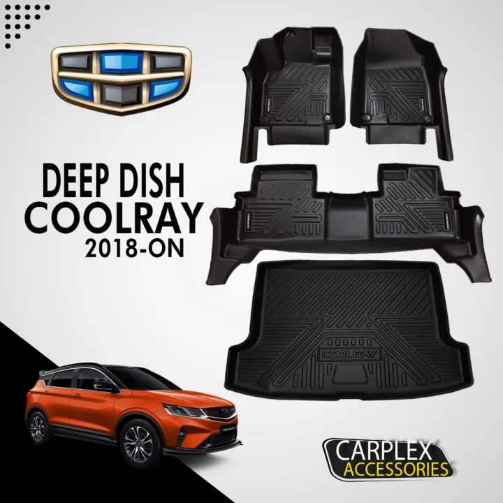 Carplex Geely Coolray 2018- 2021 5D Deep Dish and Trunk Tray Car ...