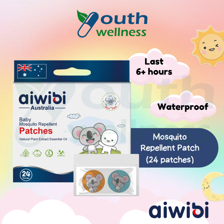 Aiwibi Mosquito Repellent Patch & Sticker with Koala Design (24 patches/pack) | Lazada