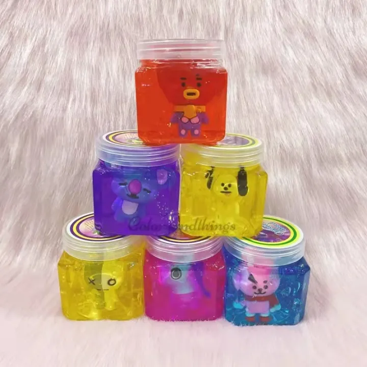 BT21 Glittery Slime toy (random color 1pc) | Lazada PH