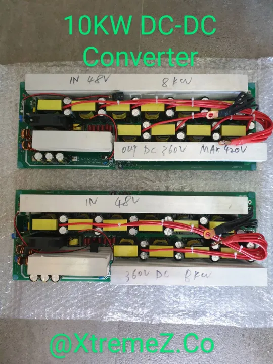 10KW DC-DC Converter/Booster Board, #Hangsi #HS10KW / Input: 48VDC ...