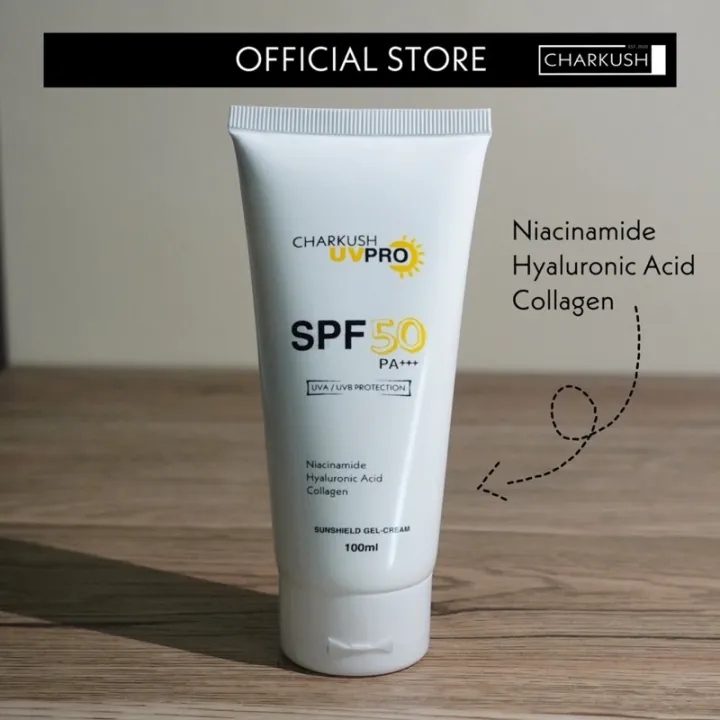 【Hot sale】 Charkush UV Pro SPF50 PA (NIACINAMIDE HYALURONIC COLLAGEN ...