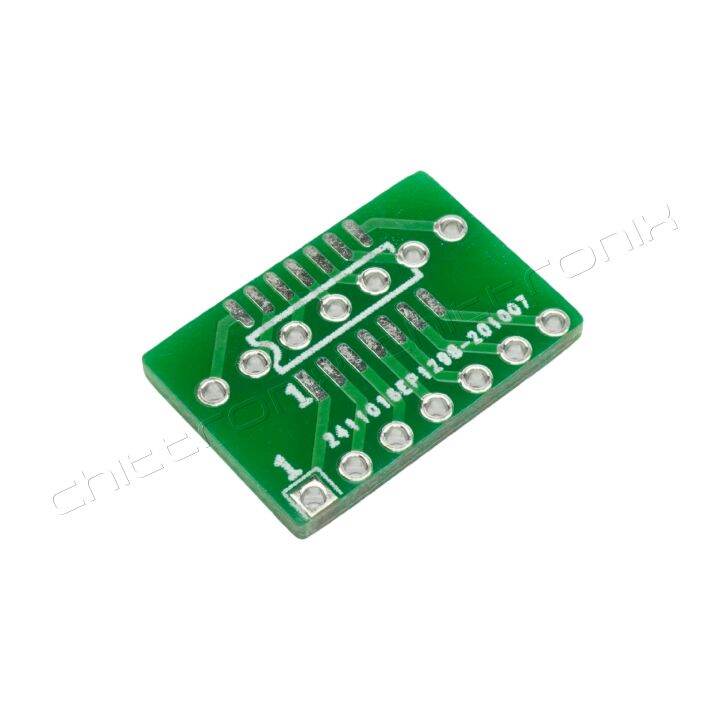SOP14 TO DIP14 PCB Adaptor แผ่นปริ้นแปลงขา IC จาก ชิพ SMD 14 ขา เป็น DIP 14 ขา Chittronix ...