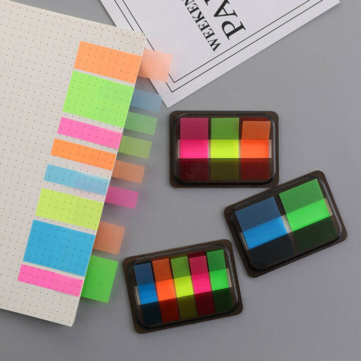 [3 Pieces/Set] Fluorescence Self Adhesive Memo Pad Sticky Notes ...