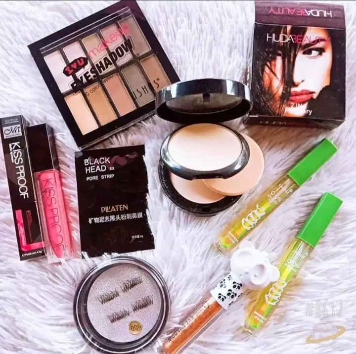 Make Up Set Matte Lipstick Full Cover Concealer Waterproof Mascara ...