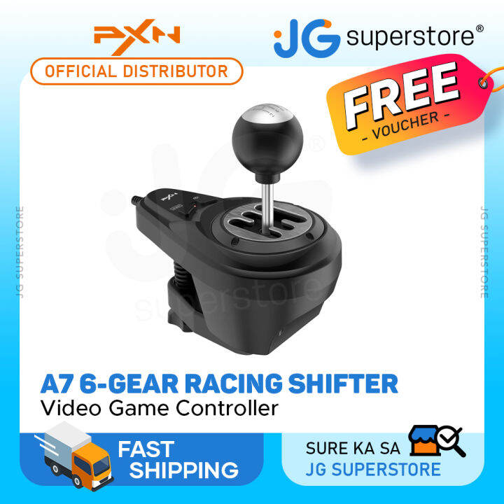 PXN A7 6+1 H-Pattern Racing Shifter for PC, PS4, PS5, Xbox Gaming ...