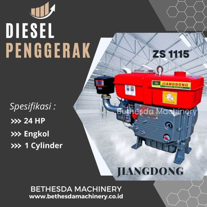 MESIN PENGGERAK SERBAGUNA DIESEL SOLAR 24 HP JIANGDONG HOPPER | Lazada Indonesia