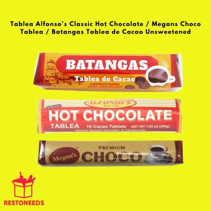 Tablea Alfonso's Classic Hot Chocolate | Megans Choco Tablea | Batangas ...