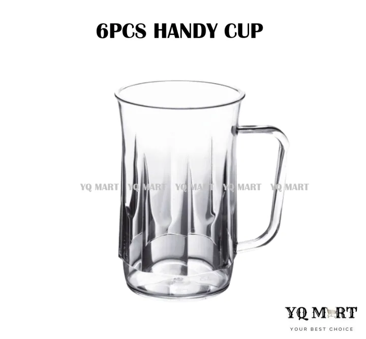 6PCS Handy Cup/ Plastic Cup(As)/ Tumbler 14Oz/Teh Tarik Cup | Lazada