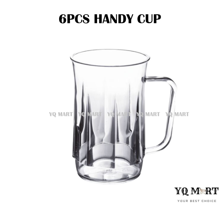 6PCS Handy Cup/ Plastic Cup(As)/ Tumbler 14Oz/Teh Tarik Cup | Lazada