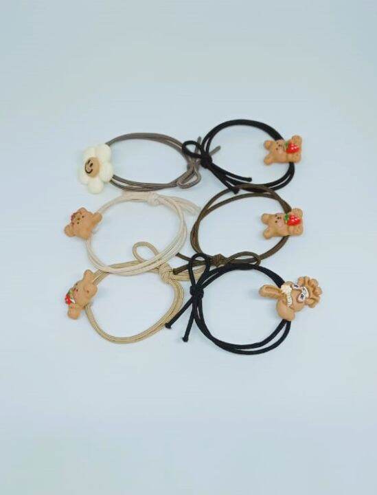 IKAT RAMBUT GELANG BONEKA KOREA / KUNCIR RAMBUT ALA KOREA / KUNCIRAN ...