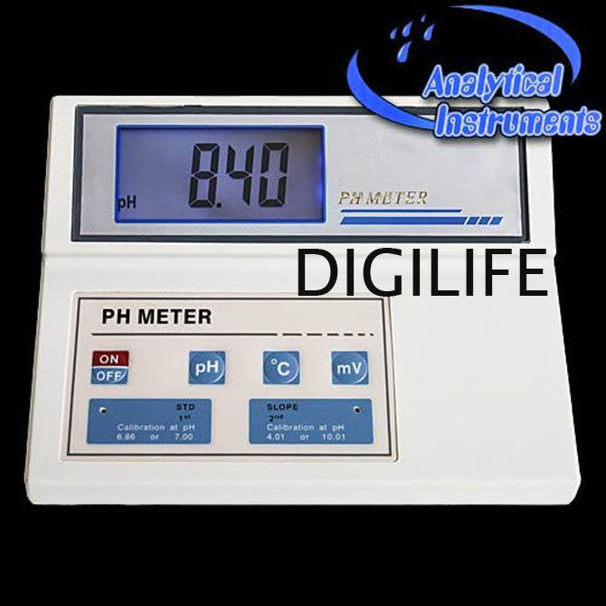 PH ORP Thermometer 3 in 1 Benchtop Meter Tester Air Bench Termometer ...