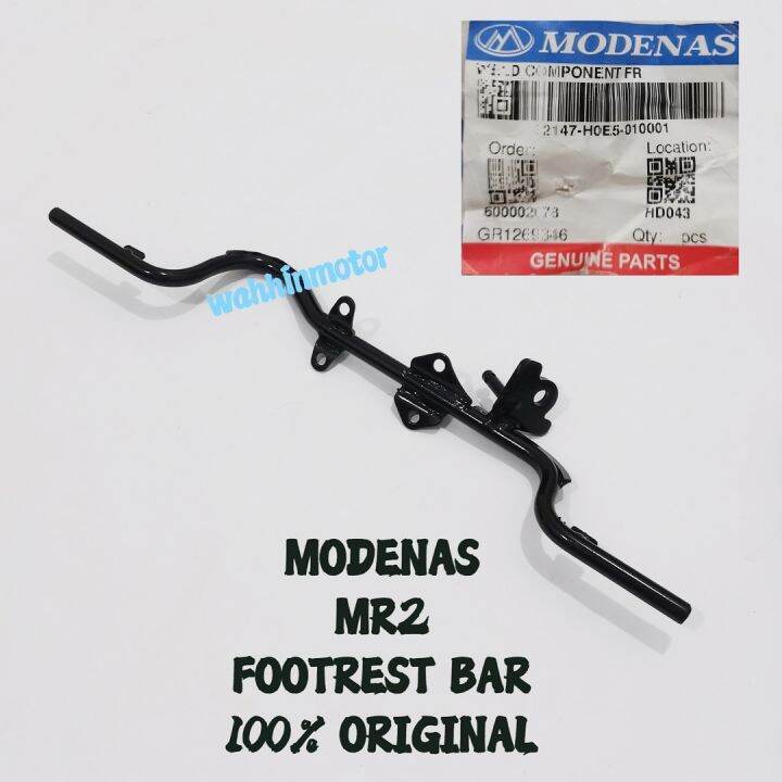 MODENAS KRISS MR2 MR 2 FOOTREST BAR FRONT FOOT STEP BAR ORI - 100% ORIGINAL EMOS MODENAS | Lazada