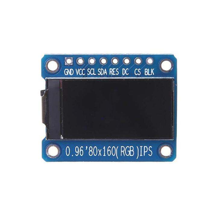 CONISTON 3.3V Spi Interface 0.96นิ้ว8พินสีเต็มโมดูล Tft Ips Spi Hd 65K St7735หน้าจอจอ LCD IC ...