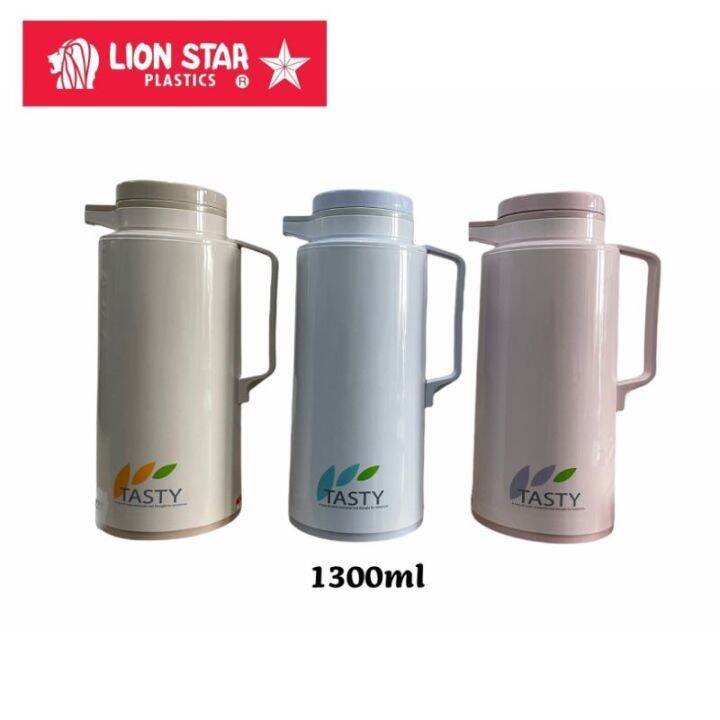LION STAR Vacuum Flask Olivia 1.3L / Thermal Flask / Bekas Simpanan Air ...