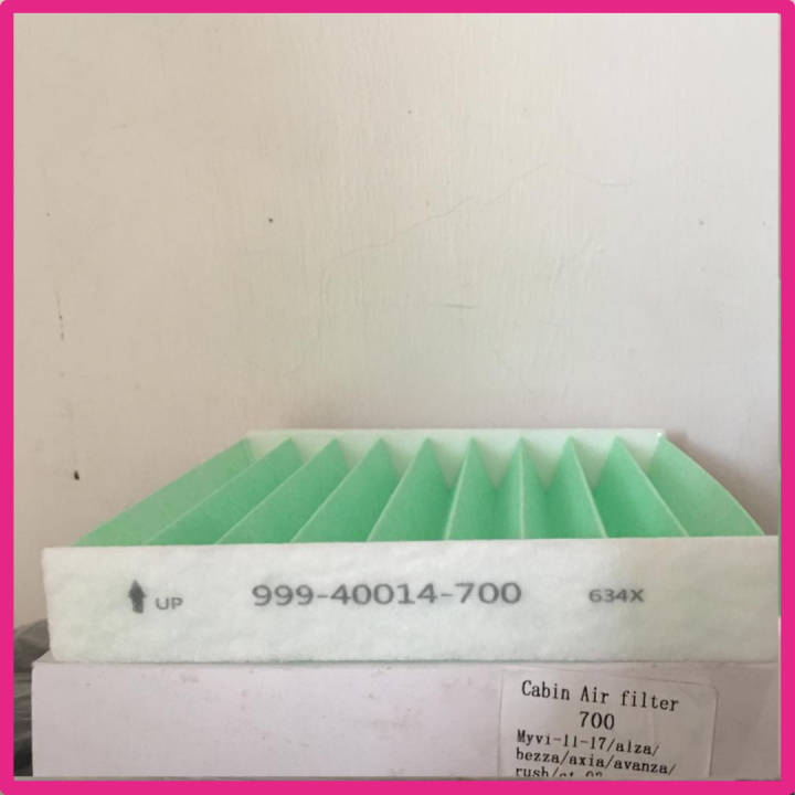 CABIN AIR COND FILTER PERODUA MYVI L.BEST & MYVI NEW 2018 ALZA AXIA ...