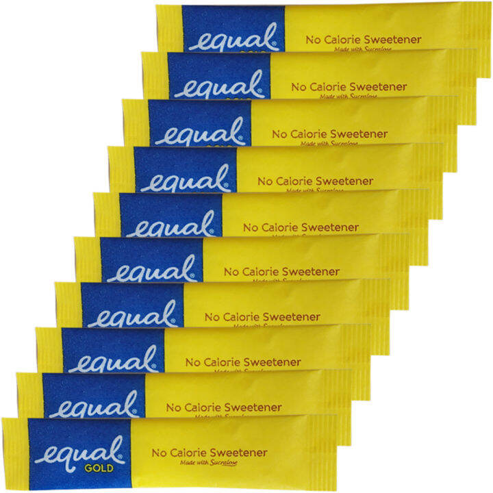 Set of 10 Equal Gold Zero Calorie Sweetener | Lazada PH
