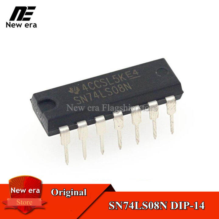 5Pcs Original SN74LS08N DIP-14 SN74LS08 74LS08 DIP14 Quadruple 2-input ...