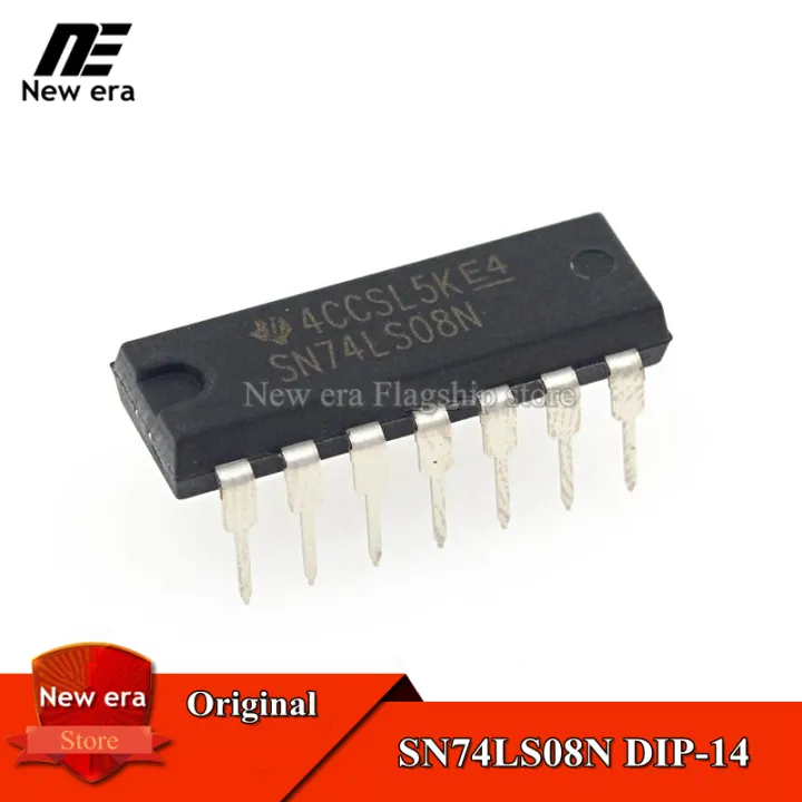 5Pcs Original SN74LS08N DIP-14 SN74LS08 74LS08 DIP14สี่2-Input Positive และประตู IC ใหม่ ...