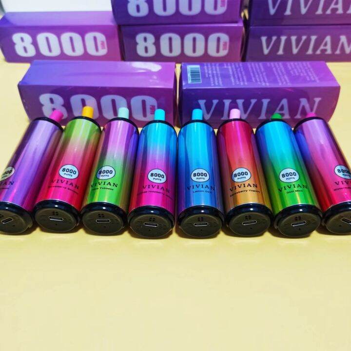 100 LEGIT 8000 Puffs MENTHOL TOBACCO Disposable Pod rechargeable POD ...