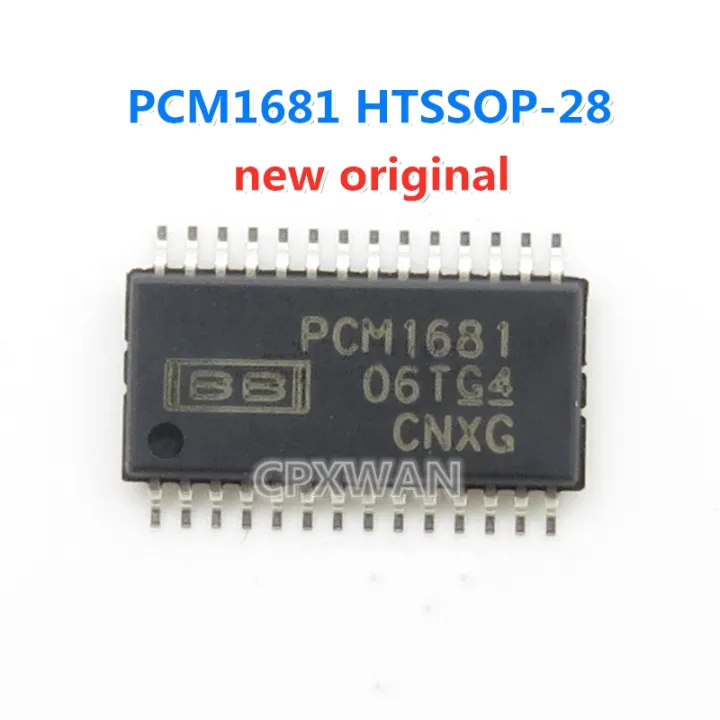 2ชิ้น PCM1681 HTSSOP-28 PCM1681PWPR HTSSOP28เสียงแปลงดิจิตอลเป็นอะนา ...