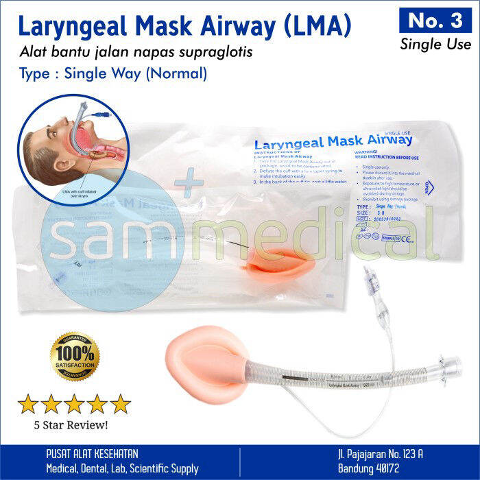 Forsch Laryngeal Mask Airway atau LMA Disposable No 3 | Lazada Indonesia