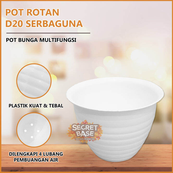(SET ISI 3) POT TAWON - Pot Tanaman / Pot Bunga Aesthetic / Pot Plastik ...
