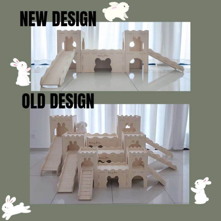 Rabbit Castle Rabbit Palace Rabbit Toy Rabbit Playground 兔子城堡 兔子玩具 ...