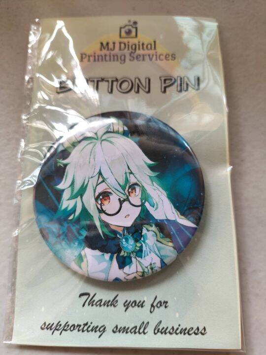 Genshin Impact Character Button Pins - Sucrose | Lazada PH