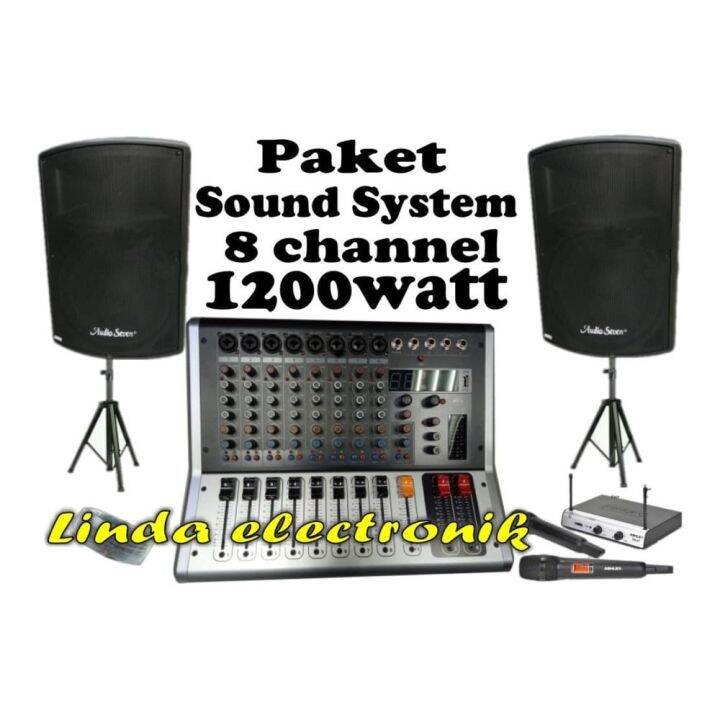 paket sound system audio seven dan toatech 15inch 1200watt | Lazada ...