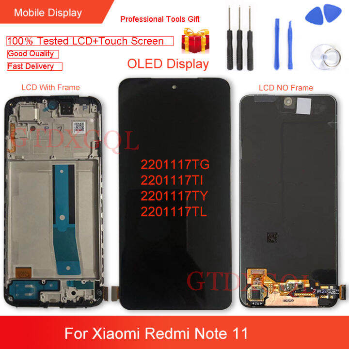 6.43 inches For Xiaomi Redmi Note 11 4G 2201117TG, 2201117TI, 2201117TY, 2201117TL LCD Display ...