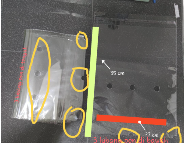 Plastik Sayuran / Plastik Packing sayuran bening/Plastik Bungkus Sayur ...