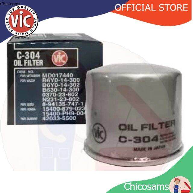 Vic Oil Filter C-304 for Hyundai (C304) | Lazada PH