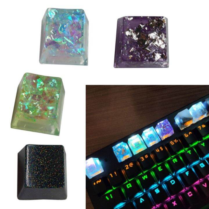 Handmade Customized OEM R4 Profile Resin Keycap for Cherry MX Switches ...