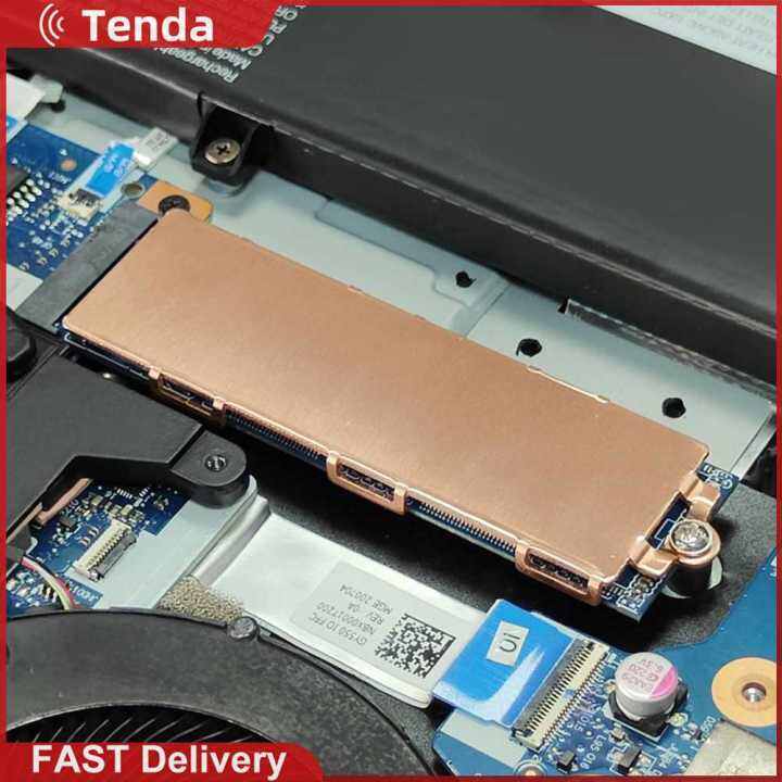 Metal SSD Radiator Heat Sink with Thermal Silicone Pad M.2 SSD Heatsink Replacement Parts Single ...