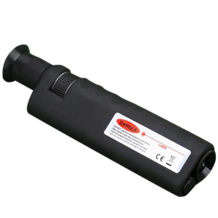 400X Magnification Optical Fiber Inspection Microscope with SC FC LC ST ...
