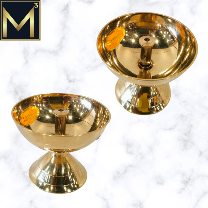 Pyali Deepam / Deepam / Oil Lamp / Agal Vilakku /Prayer Item/Decorative ...