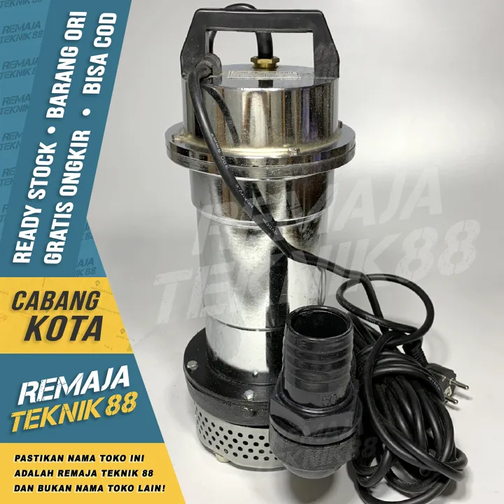 POMPA CELUP AIR / AIRLUX SP 400 / PIPA 2 INCH / DORONG 11M / 0,55HP ...