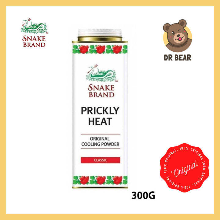 Snake Brand Classic Prickly Heat Cooling Powder 300g | Lazada