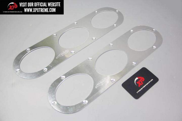 REAR BUMPER DIFFUSER GOLDEN EAGLE 2 PCS 3 HOLE SILVER | Lazada