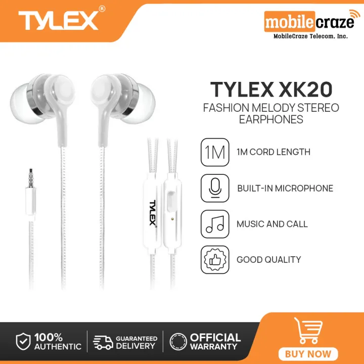 TYLEX XK20 Classic Universal Color Fashion Melody Stereo Earphones with ...