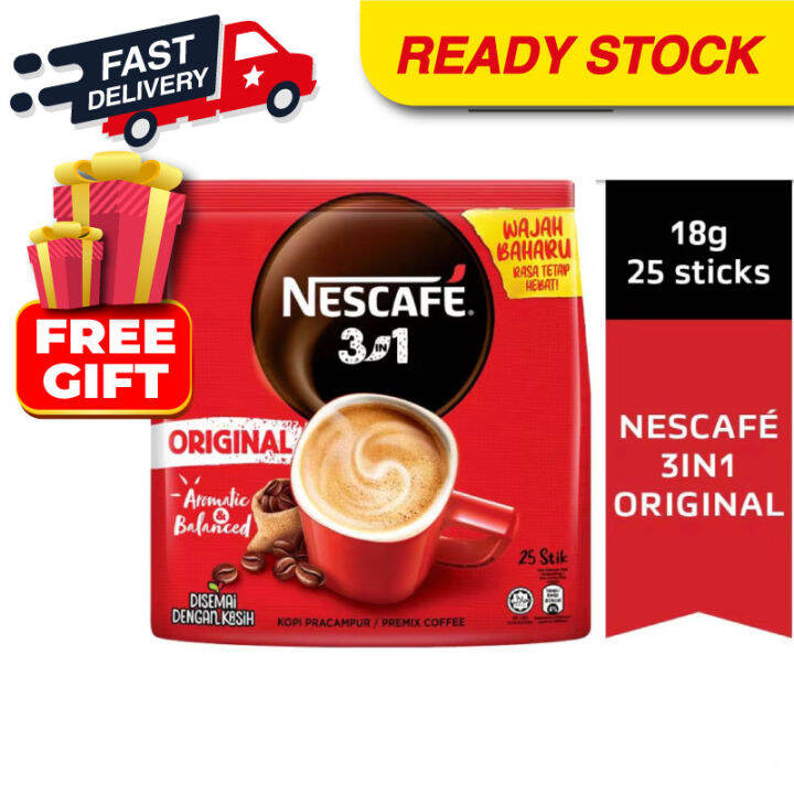 NESCAFE 3in1 Original 25 Stickpack 18g | Lazada