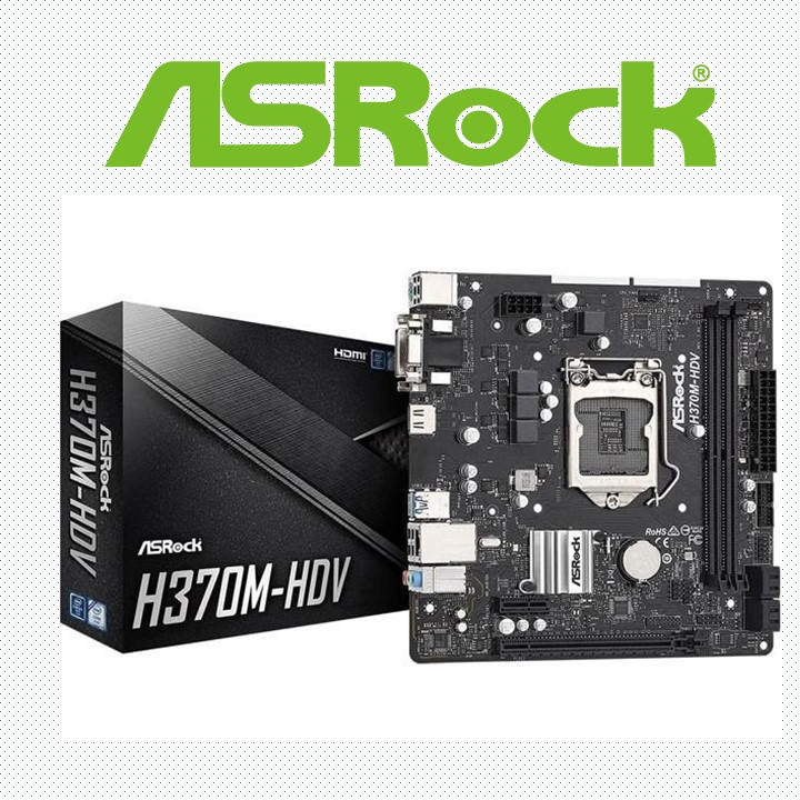Asrock H370M-HDV Motherboard | Lazada