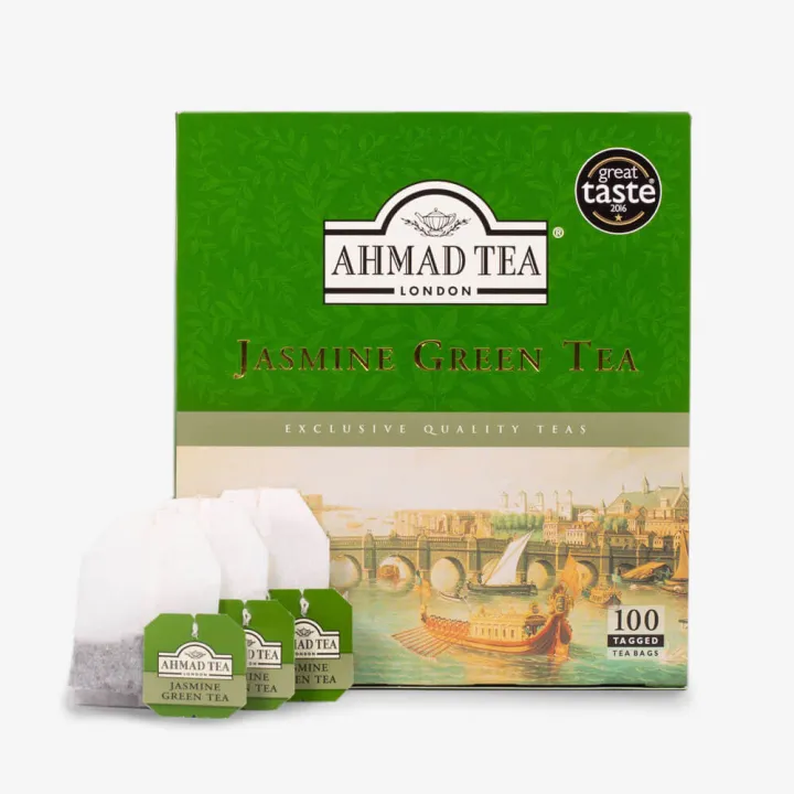 Ahmad Tea - Jasmine Green Tea (100 Tea Bags) | Lazada