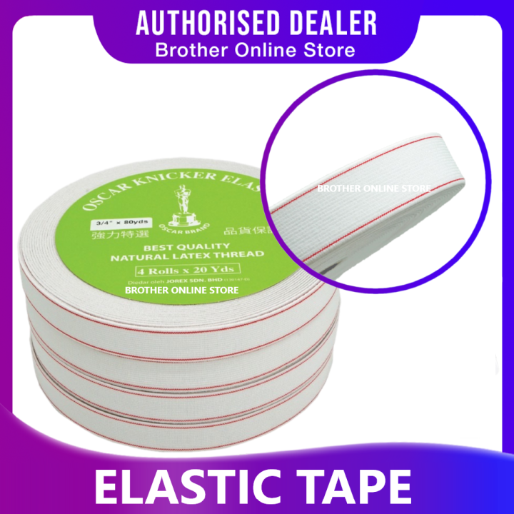 Getah Kain / Getah Seluar / Oscar Elastic Band 1/2" | 3/4" | 1" (Red ...