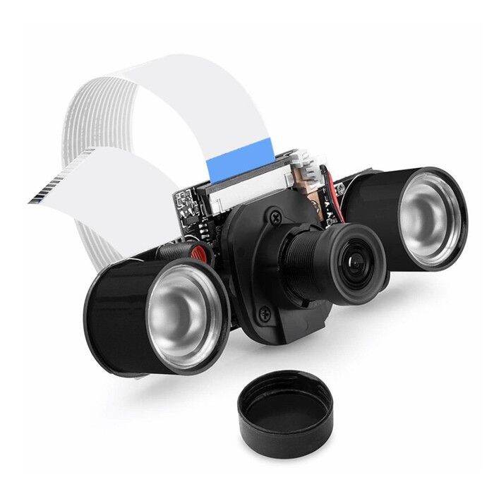 OV5647 Raspberry pi camera 5MP Lensa Wide Angle IR Night Vision Light ...