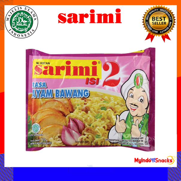SARIMI MI INSTANT ISI 2 Enak Nikmat original Indonesia ( Rasa Ayam ...